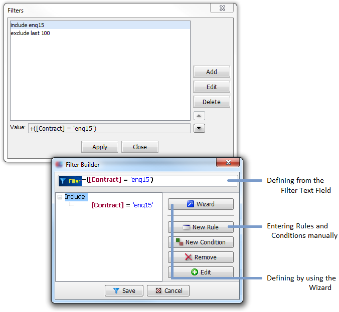 Help - Column Filters & Sorting